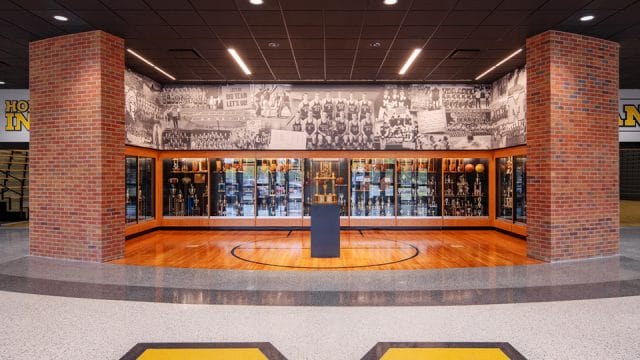 Iconic ‘Hoosiers’ trophy gets new permanent home – Inside INdiana Business