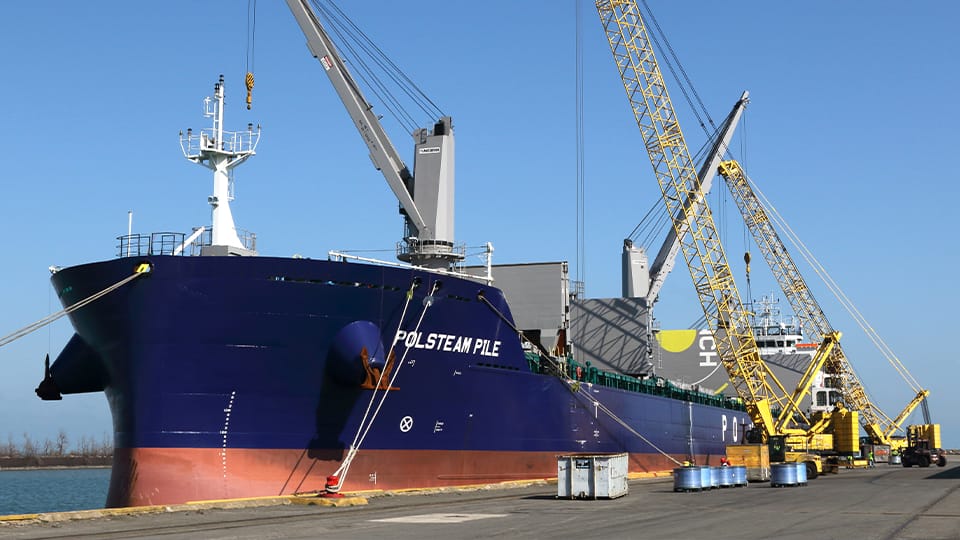 Burns Harbor welcomes first international vessel for 2025 – Inside ...