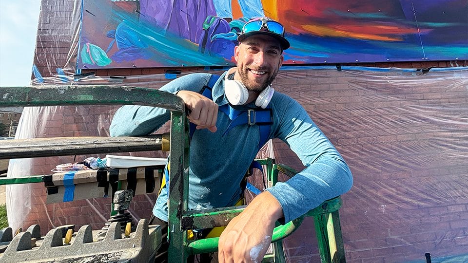 Q&A with artist Nate Baranowski on WNBA mural – Inside INdiana Business