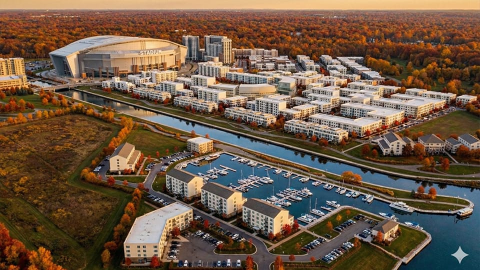Portage pitches $5B lakefront stadium, entertainment district to ...